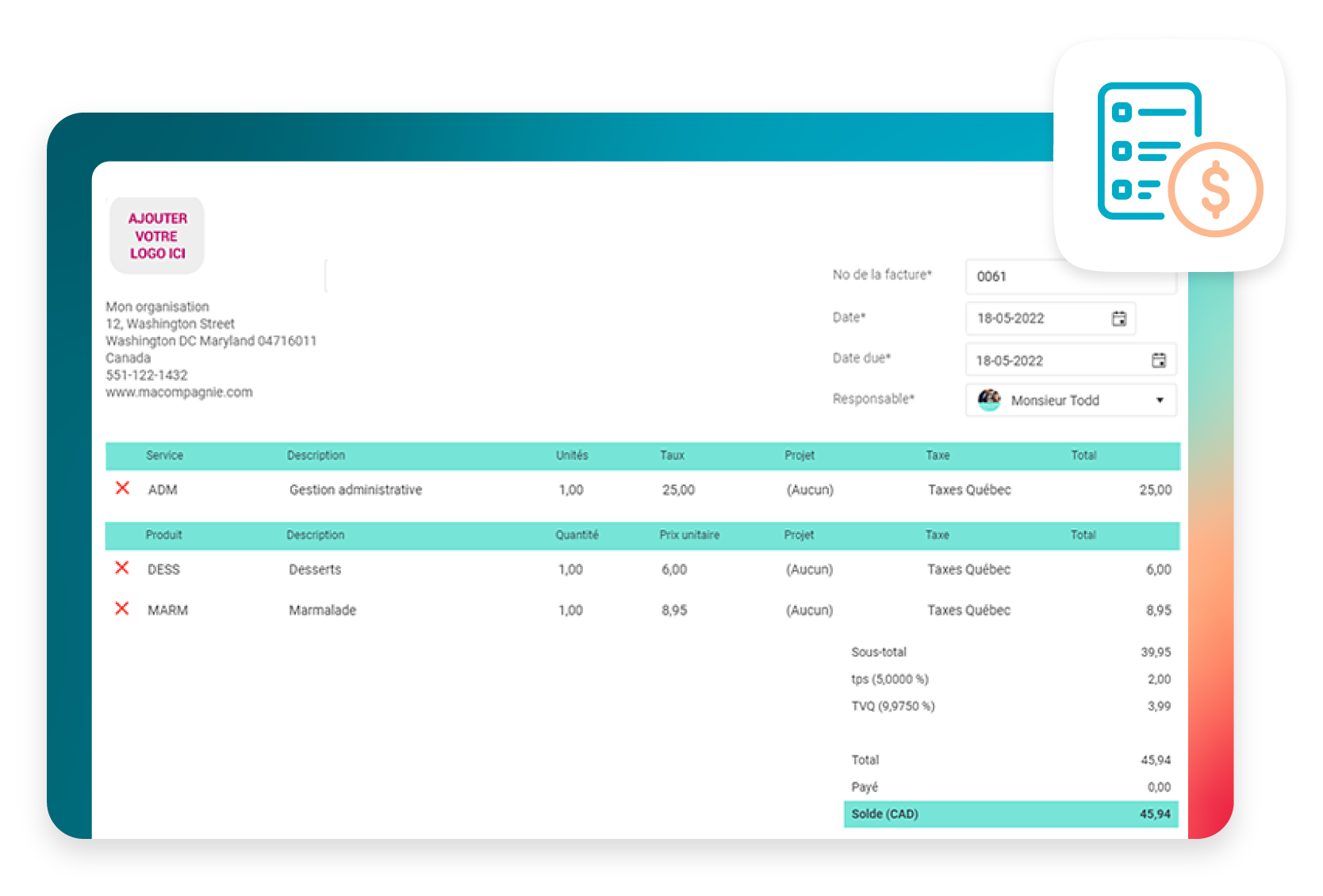 Intégration Dynacom-Nutcache | Dynacom